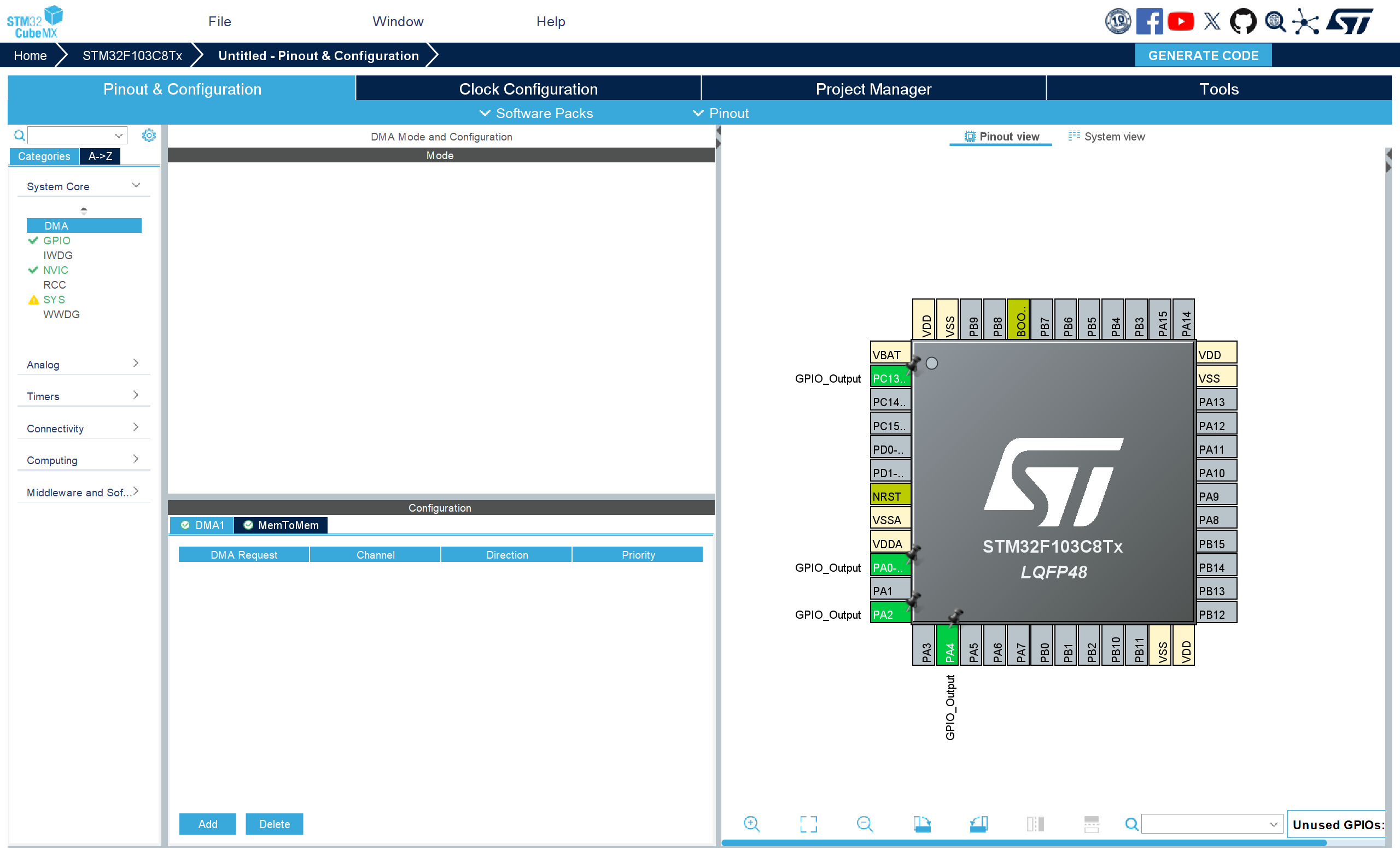 手把手教你STM32开发：LED流水灯+外部中断控制全流程解析_stm32单片机外部中断的仿真电路及程序-CSDN博客