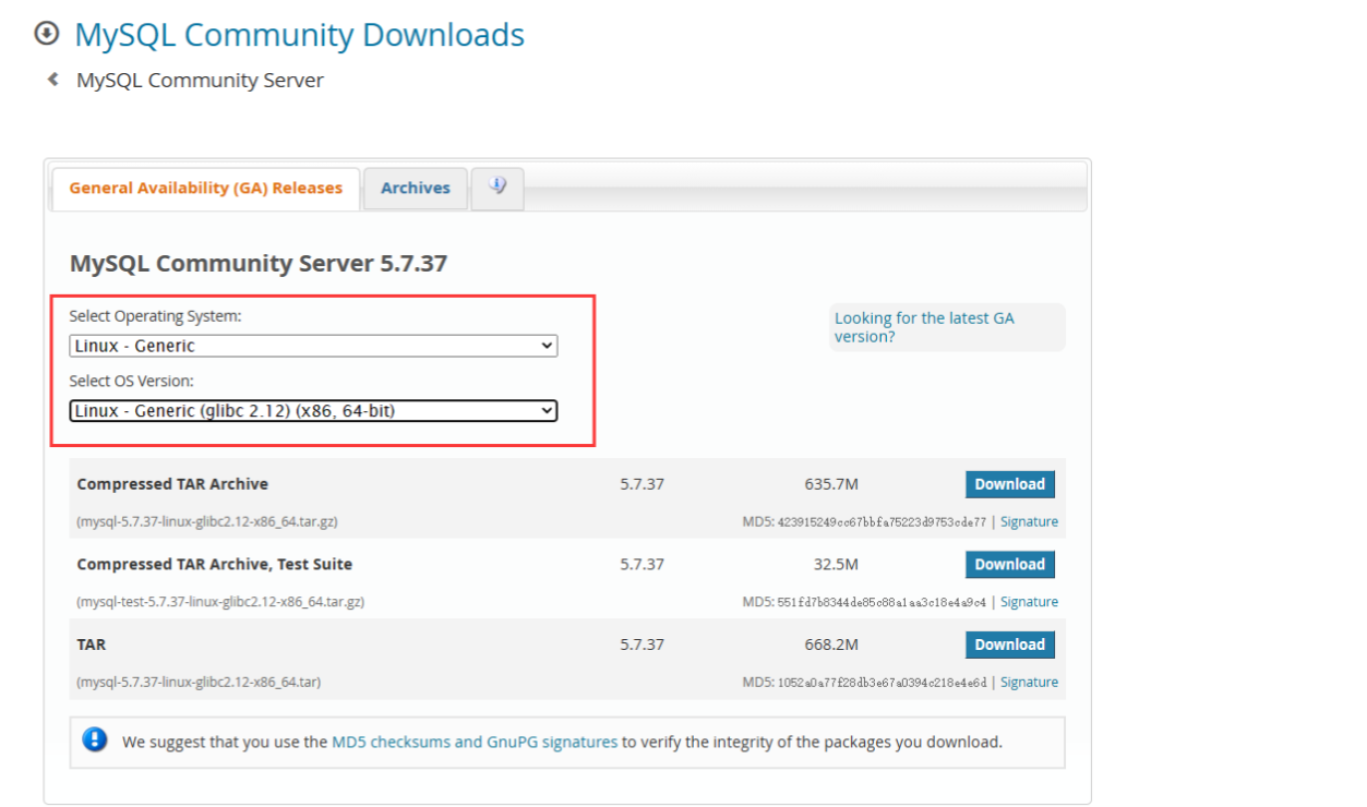 【MySQL】Linux安装MySQL5.7完整版教程及遇到的坑_linux 安装mysql5.7-CSDN博客