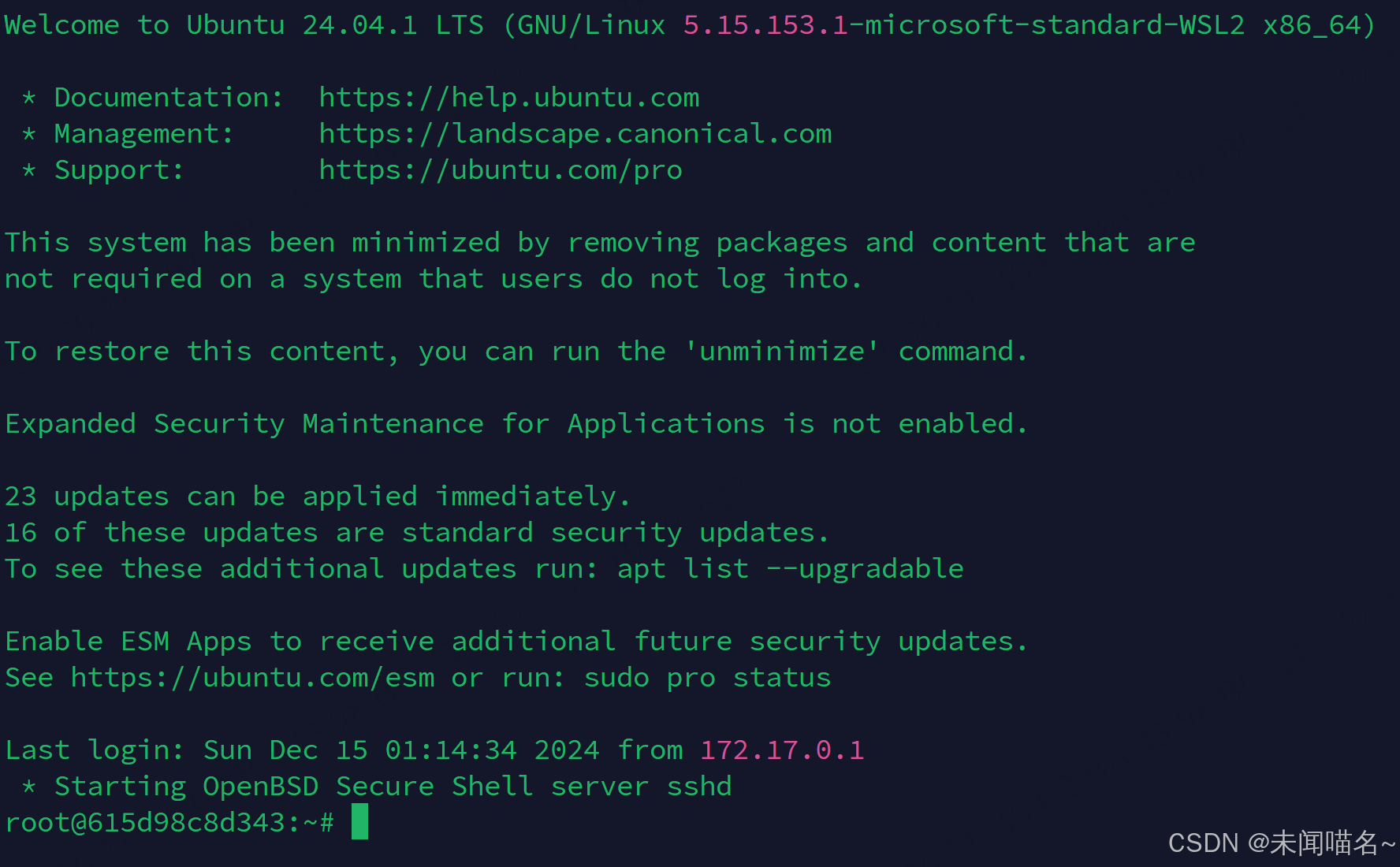 docker运行ubuntu并使用ssh连接_docker ubuntu ssh-CSDN博客