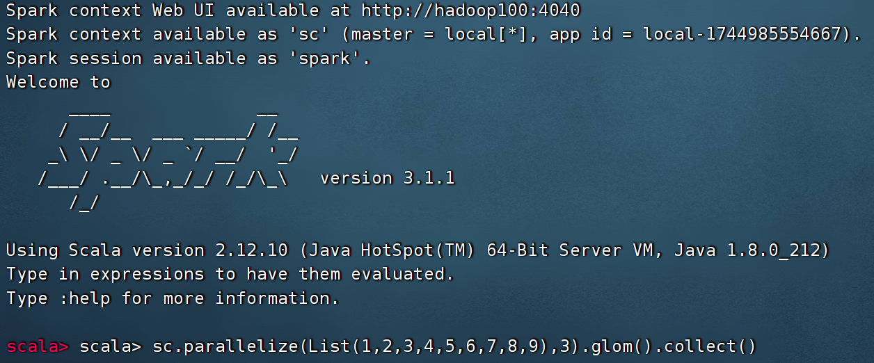 运行spark程序 在shell中运行 使用spark Shell执行一个简单的spark操作 Csdn博客