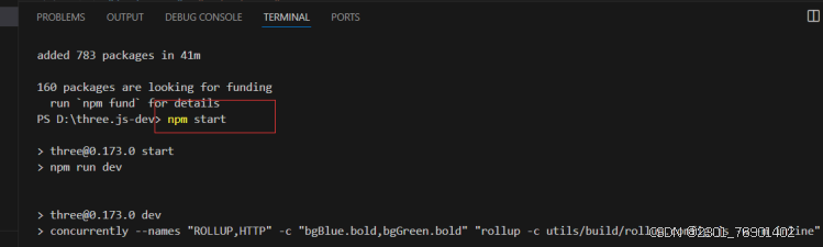 在VsCode中进行THREE.js开发环境搭建_vscode threejs-CSDN博客