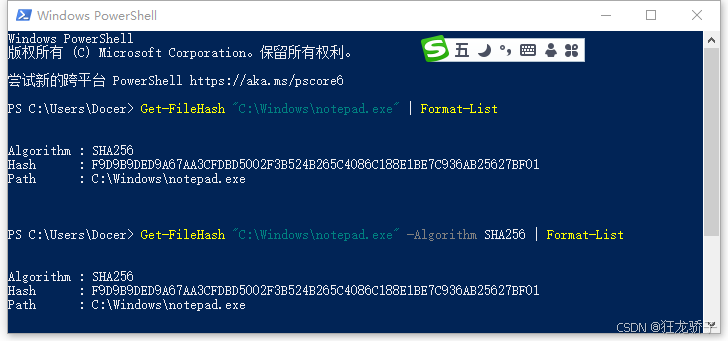 Windows命令查看文件SHA1/SHA256/MD5哈希值-CSDN博客
