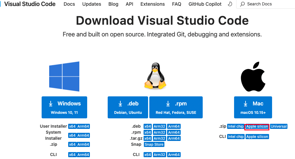 mac m1 VSCode 提示正在运行仿真版，并建议下载适用于计算机的本机 ARM64 版_你正在运行 visual studio code 的仿真版本。为了获得更好的性能,请下载适用于计 ...