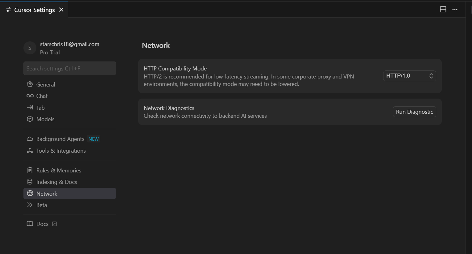 Cursor 国外模型无法使用的问题！已解决！_model not available this model provider doesn't se-CSDN博客