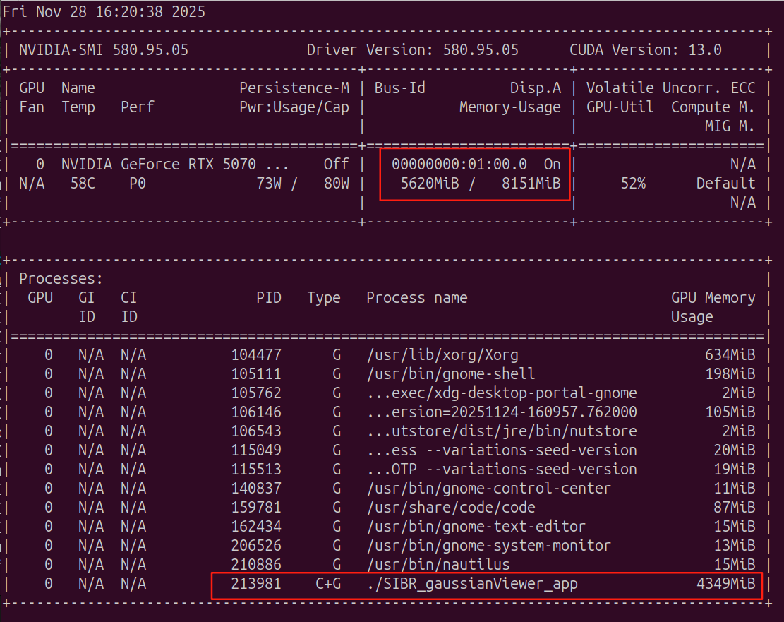 搭环境 3DGS gaussian splatting | Ubuntu24.04 CUDA 12.8 Pytorch 2.9.0| colmap编译 SIBR版本适配 环境搭建问题笔记 ...