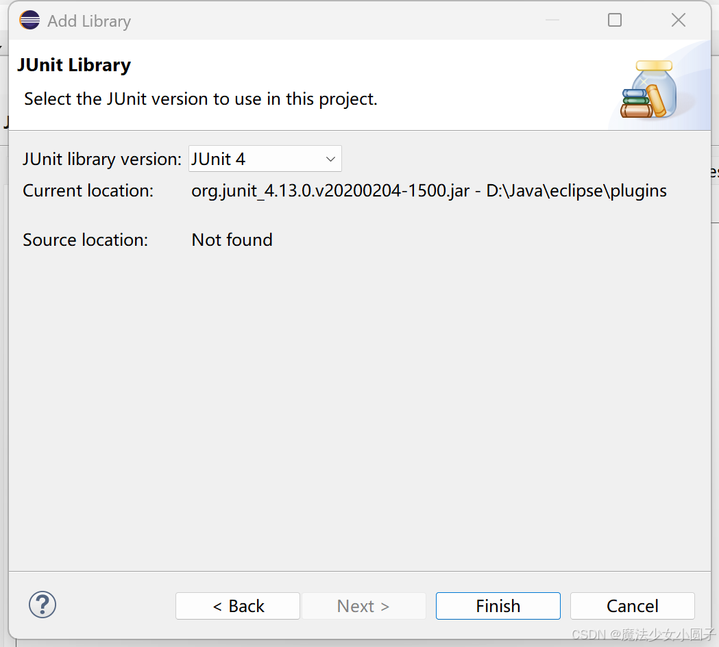 关于eclipse如何配置junit4环境_eclipse添加junit-CSDN博客