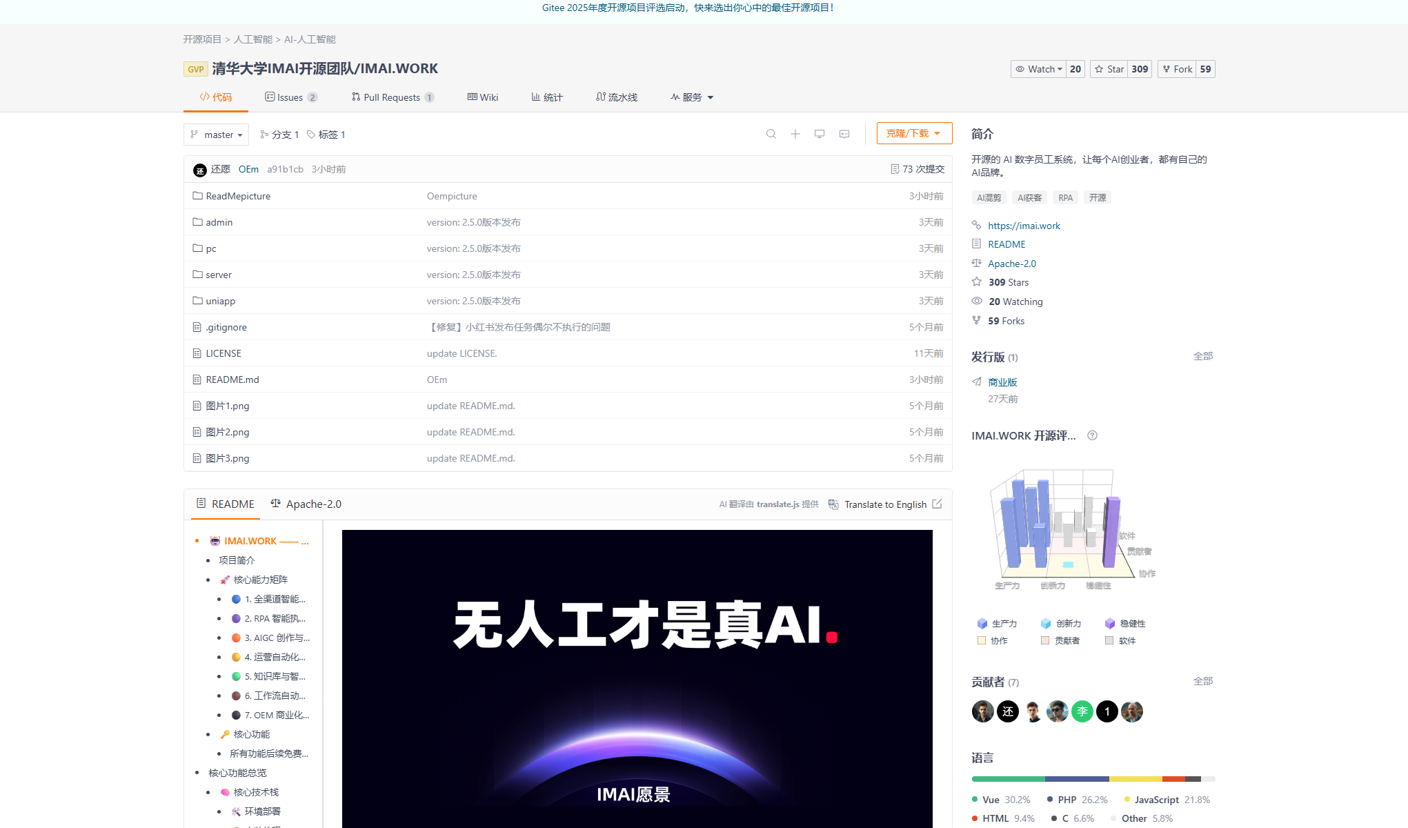 Gitee热榜项目 2025-11-18 日榜-CSDN博客