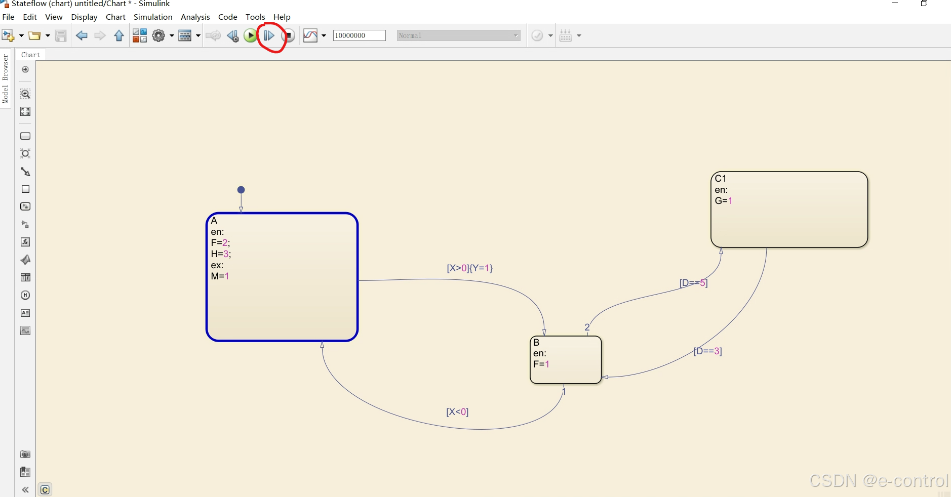 Stateflow-状态图仿真_stateflow可以用什么触发-CSDN博客