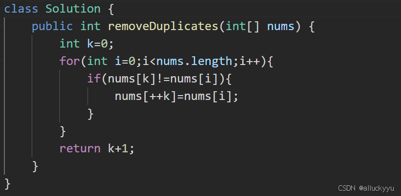 Leetcode面试经典150题之 26 删除有序数组中的重复项 Csdn博客