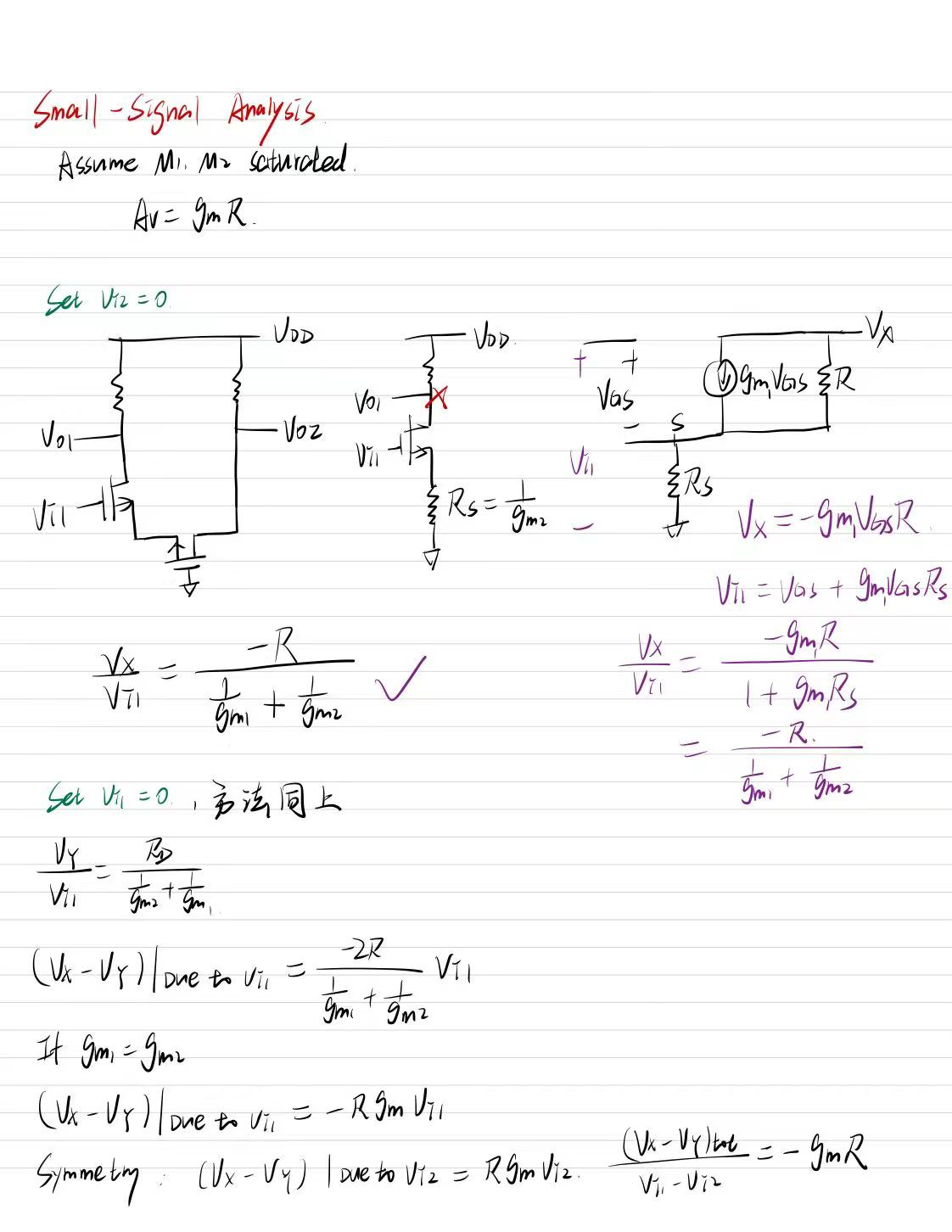 拉扎维 Design of Analog CMOS IC 笔记 Differential Amplifiers-CSDN博客