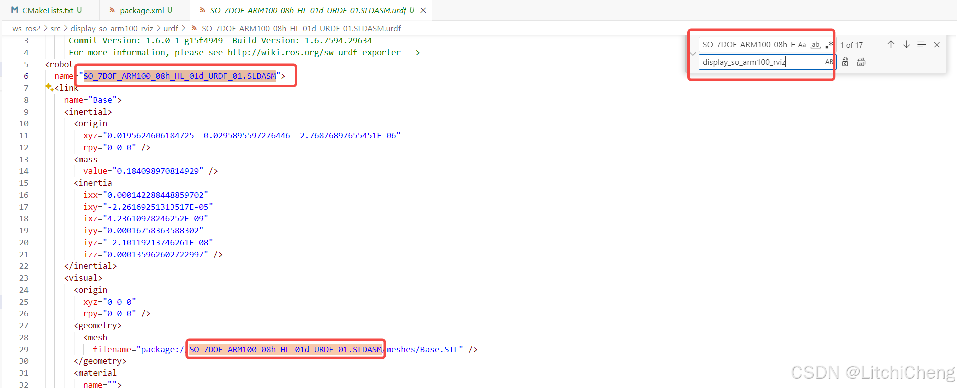 ROS2导入机械臂URDF竟有这些坑？SO-ARM100 Rivz可视化避坑指南_ros2导入机械臂urdf竟有这些坑?so-arm100 rivz可视化避坑指南-CSDN博客