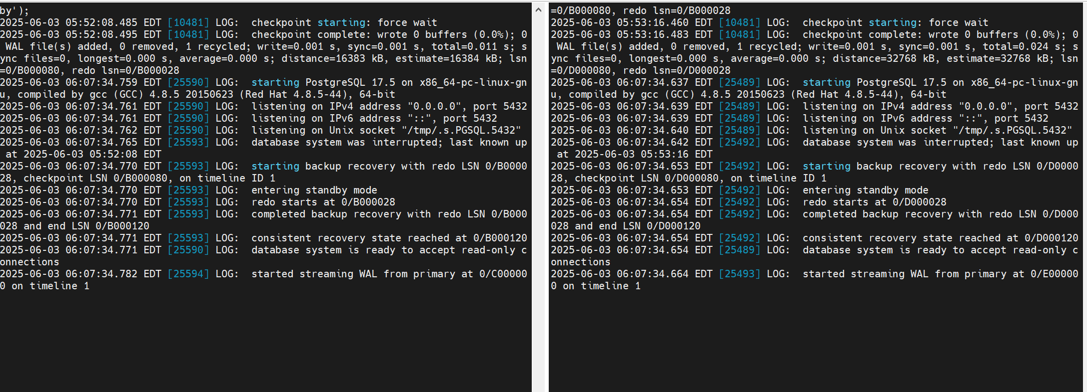 PostgreSQL【高可用篇】01：PostgreSQL17.5版本【宿主机】主从复制搭建_postgresql 高可用-CSDN博客