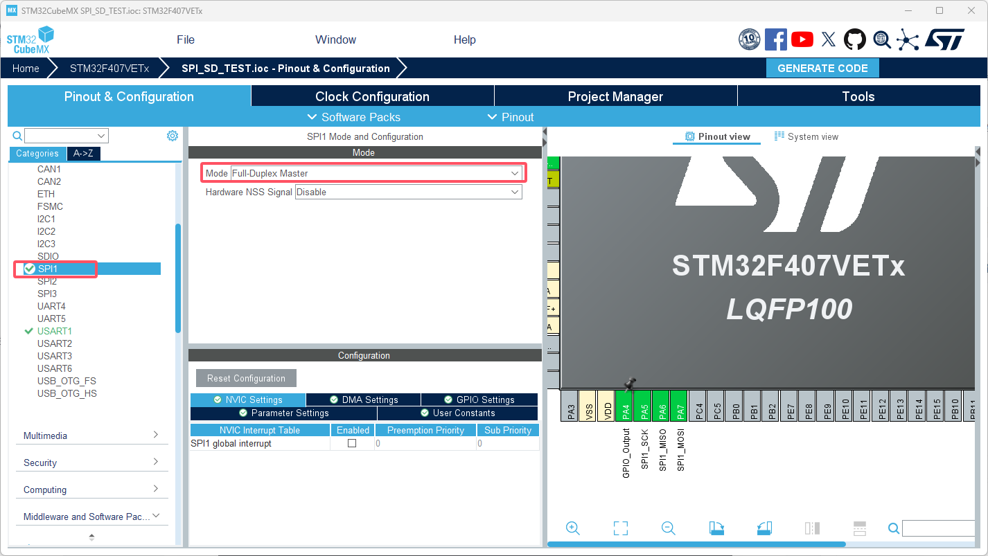 STM32 CUBEMX SPI读写SD卡并挂载FATFS（从0开始）_sdcard spi hal-CSDN博客