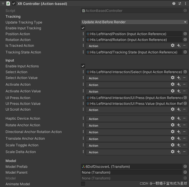 Unity XR-XR Interaction Toolkit开发使用方法（四）组件介绍（XR Controller）-CSDN博客