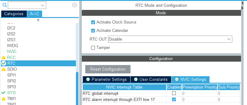 STM32F103 stop模式 RTC闹钟唤醒_stm32 rtc 唤醒-CSDN博客