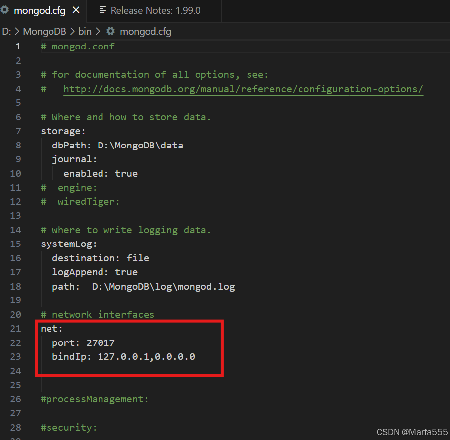 MongoDB 6.0.21安装记录_mongodb6.0.21-CSDN博客