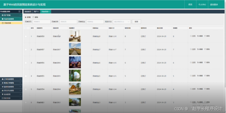 计算机毕业设计springboot基于web的民宿预定系统设计与实现 基于spring Boot框架的web民宿预订平台开发与设计 Web环境下spring Boot驱动的民宿预订系统构建与
