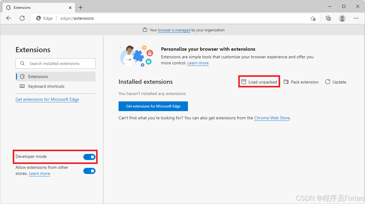 手把手教你开发Edge浏览器扩展插件_edge插件开发-CSDN博客