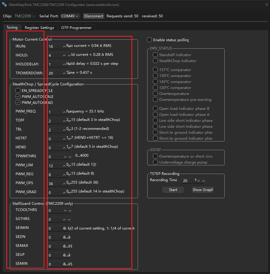 基于UART通讯控制TMC2208/2209模块驱动两相四线步进电机_tmc2209-CSDN博客