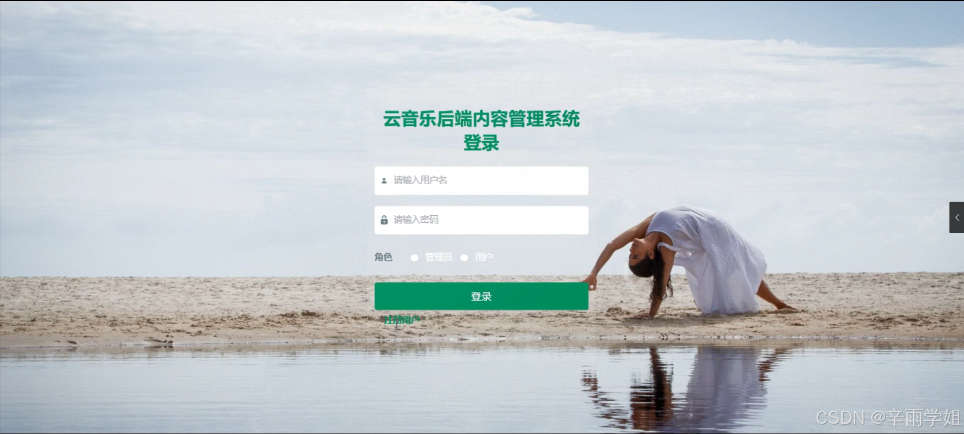 Java计算机毕业设计云音乐后端内容管理系统（开题程序论文） Csdn博客