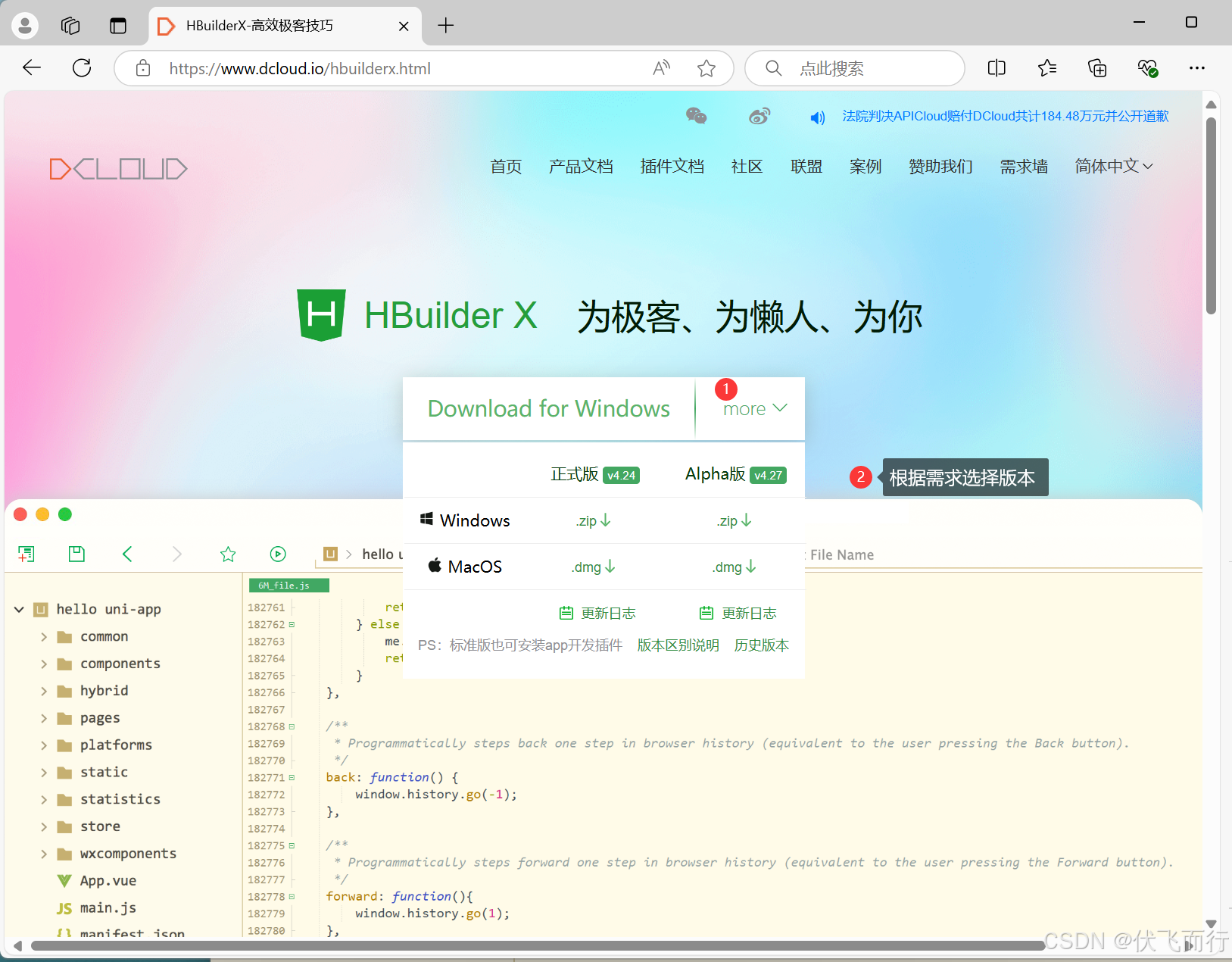 HBuilder X的下载和使用（非常适合新手使用）-CSDN博客