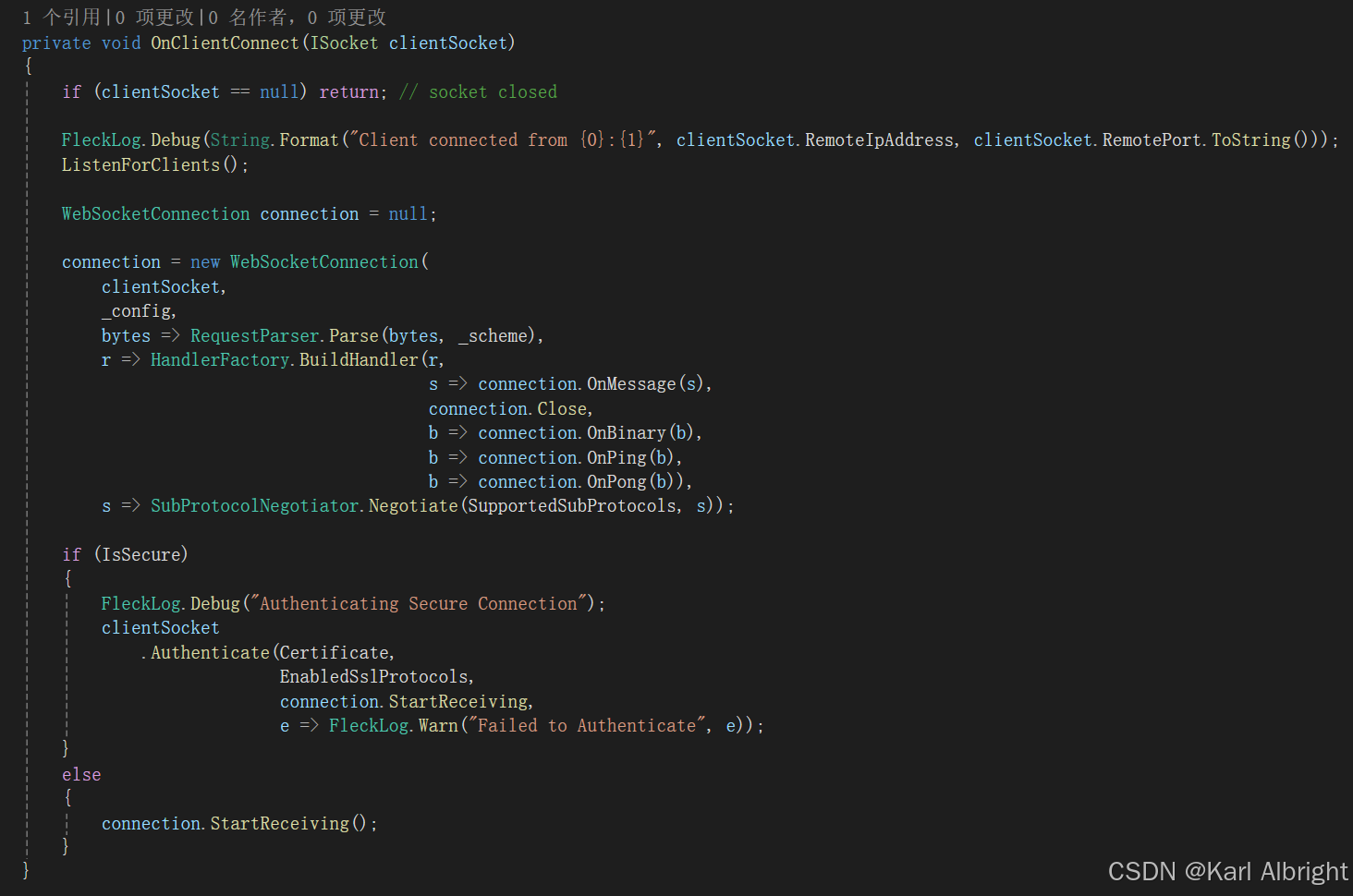 C# WebSocket Fleck 源码解读_c# fleck 一直触发onclose-CSDN博客