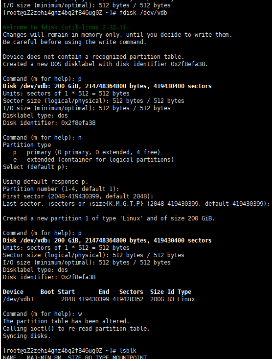 linux ubuntu挂载硬盘_ubuntu vdb-CSDN博客