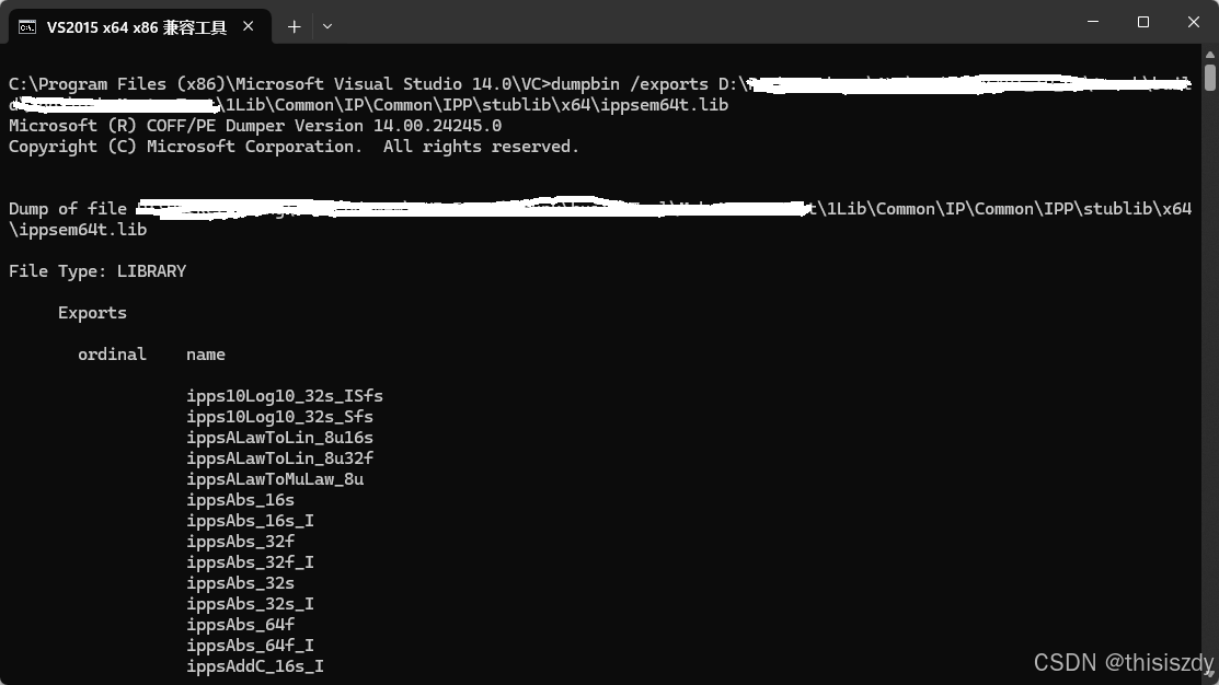 依赖库查询工具2-Dumpbin_dumpbin工具-CSDN博客