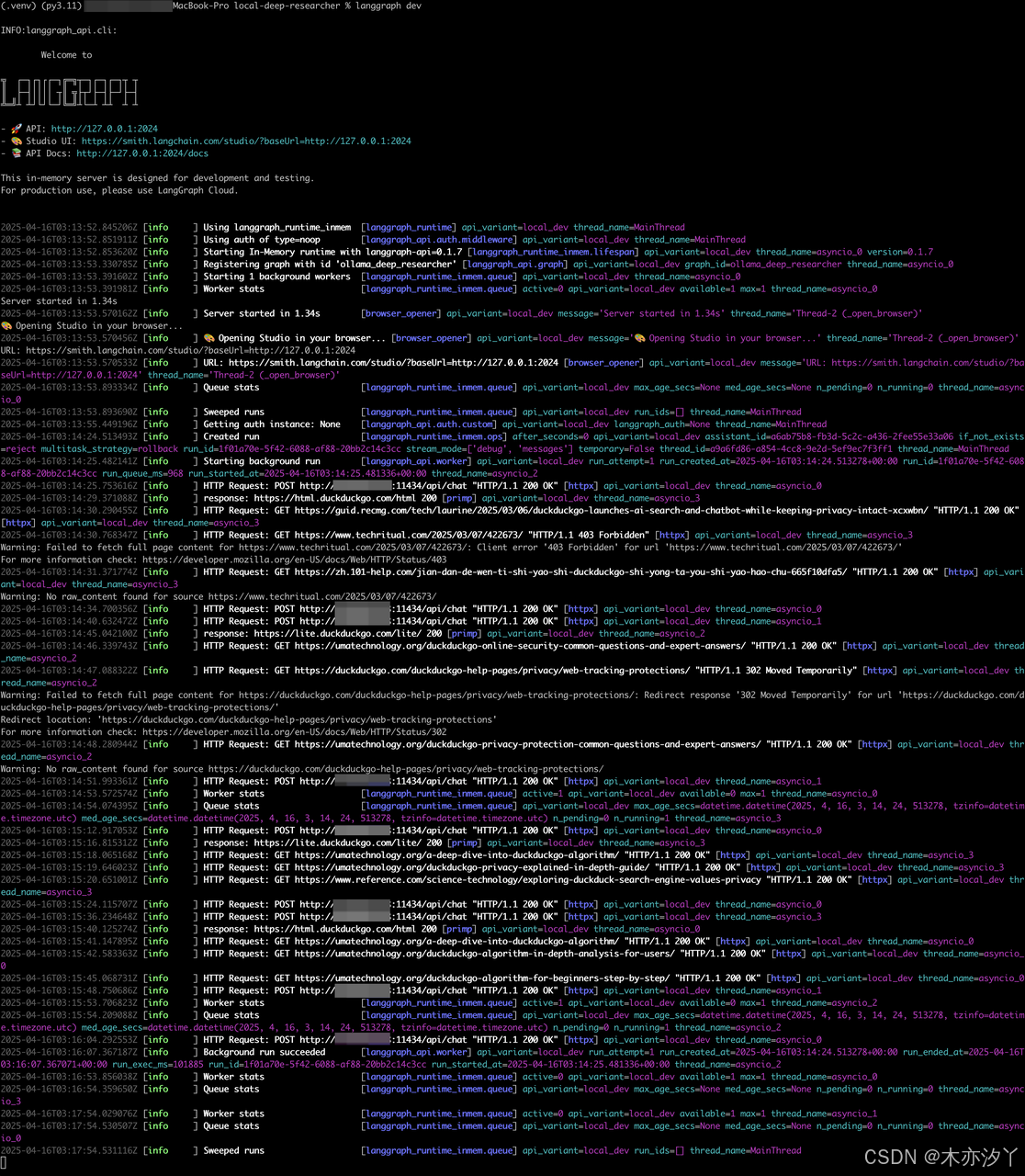 【大模型系列篇】使用LangGraph-Studio搭建本地深度研究工具：ollama-deep-researcher_langgraph ...
