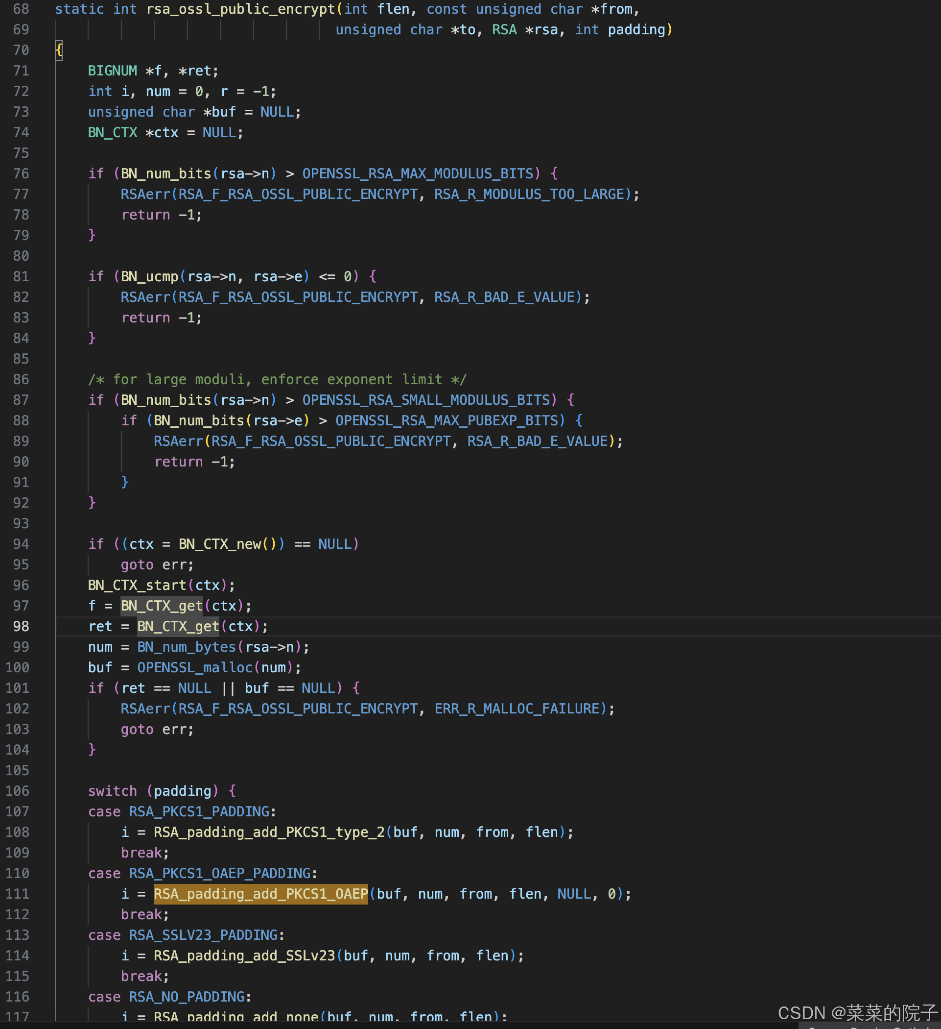openssl RSA 加密数据设置OAEP SHA256填充_oaepsha256-CSDN博客