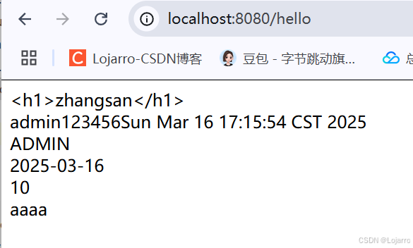 Springboot第三站（2）：thymeleaf_springboot3 thymeleaf-CSDN博客
