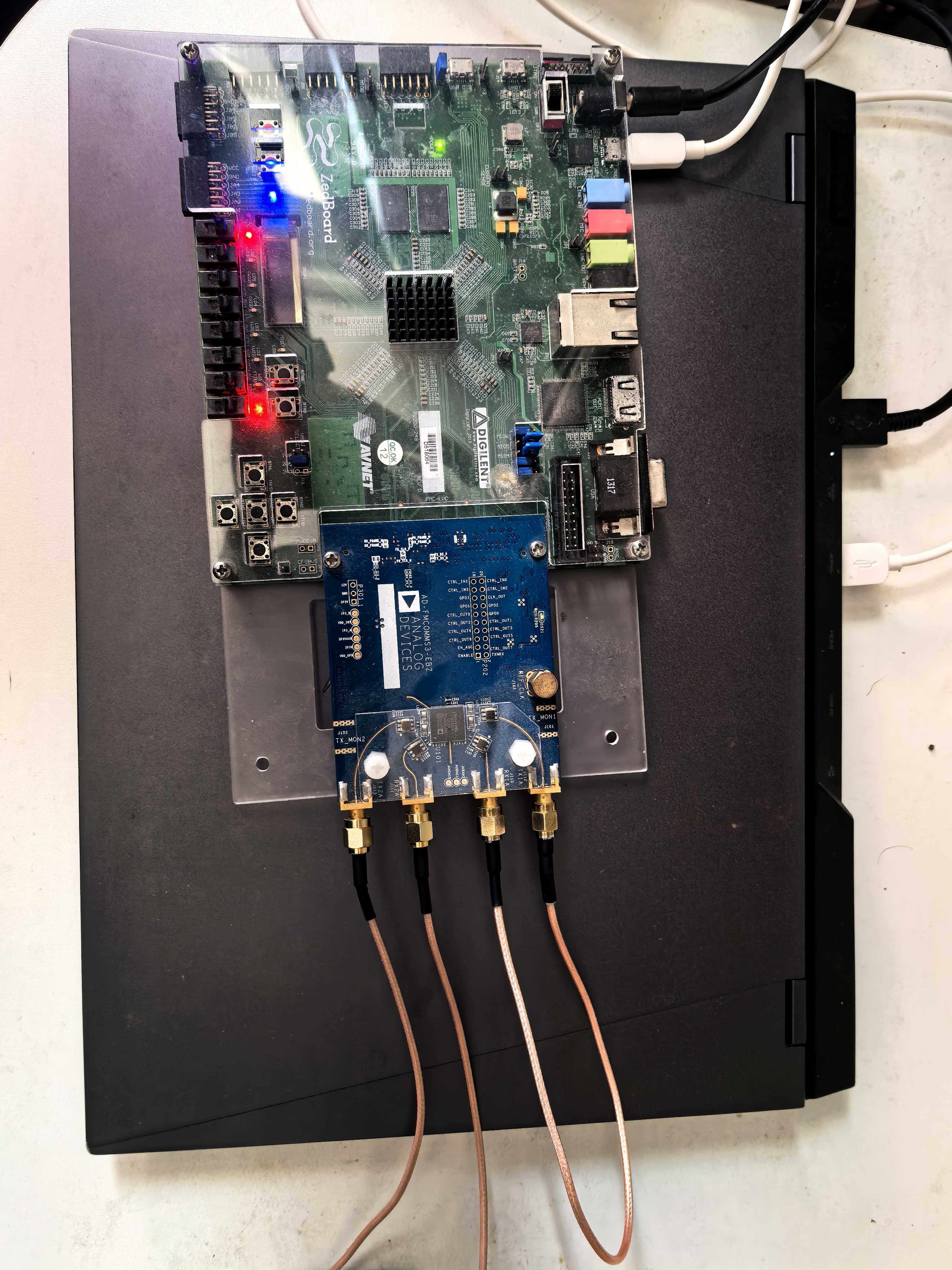 AD9361_FPGA的PL端纯逻辑（verilog）配置AD9361（八）_2R2T模式和1R1T模式下的信号质量测试。_9361 2r2t ...