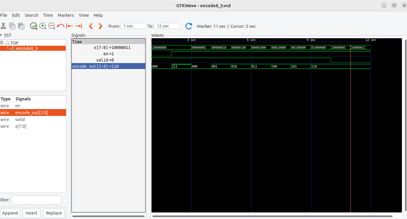 用开源编译软件verilator以及gtkwave实现对8-3编码器的编译仿真_verilator仿真gtkwave-CSDN博客