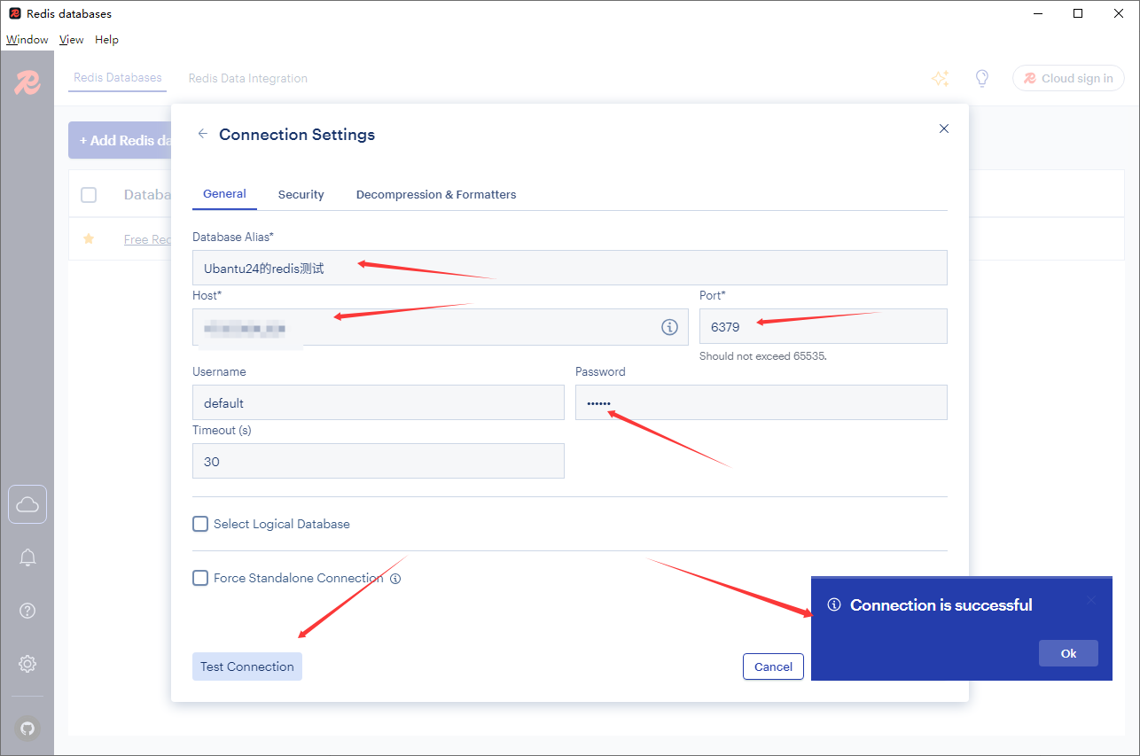 云服务Ubantu24安装Redis,windows可视化数据库_ubuntu24安装redis-CSDN博客