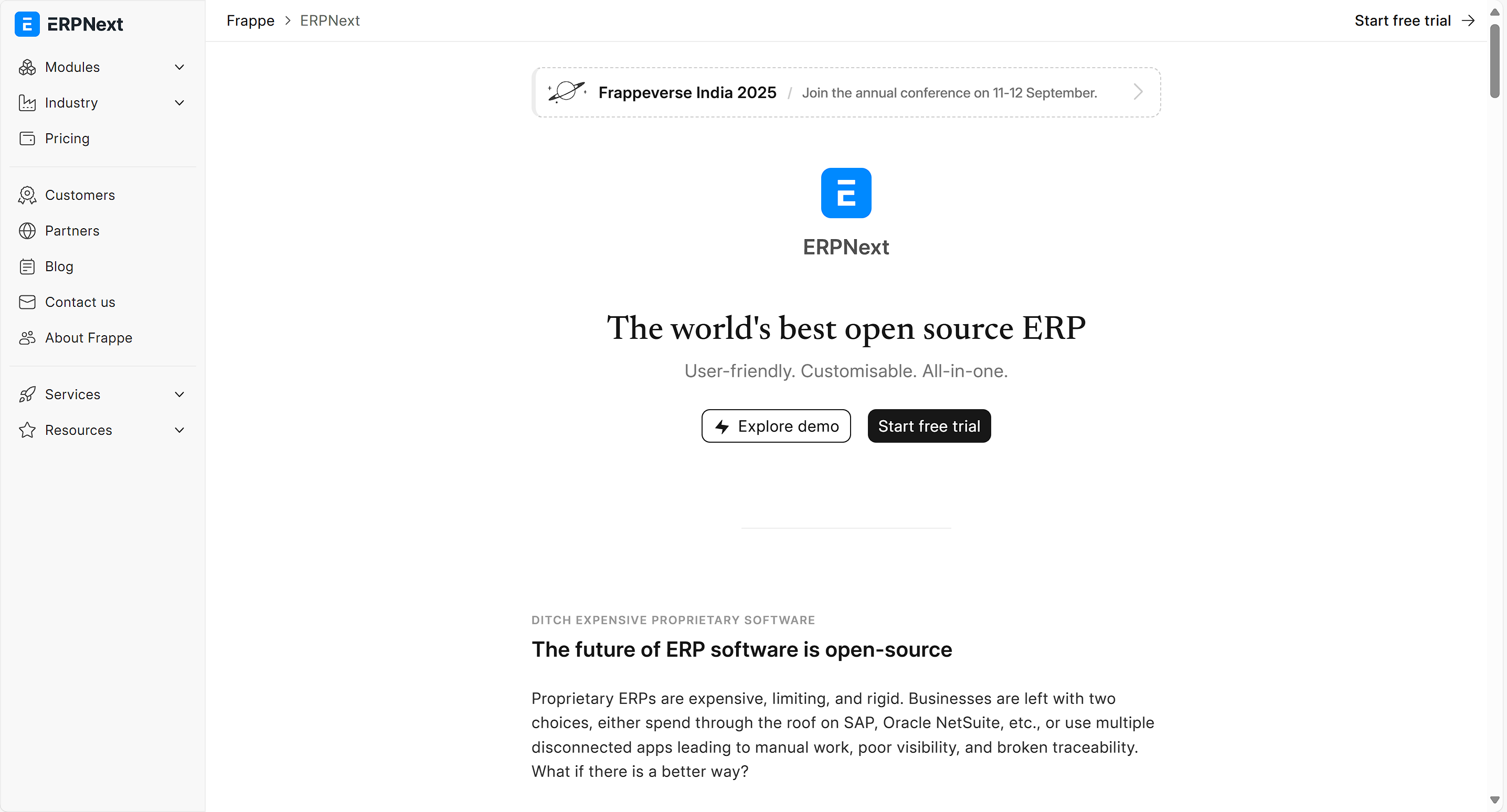 2025 全网最简单的 ERPNext 一键部署方案-CSDN博客