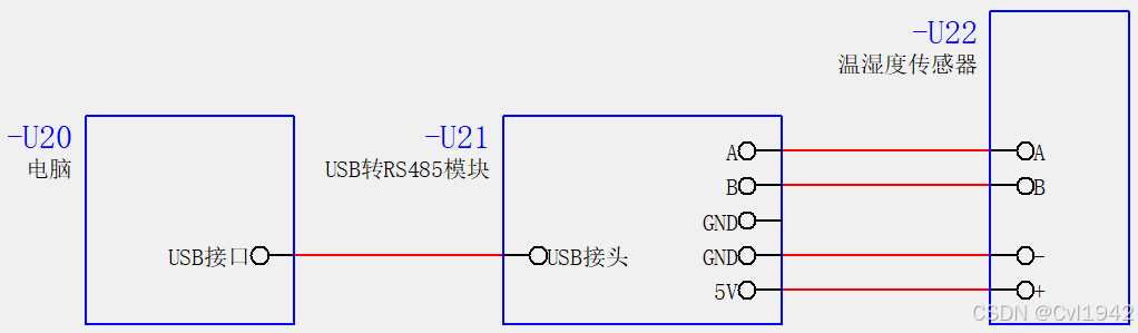 MThings、串口调试助手、Python与RS485温湿度传感器进行ModbusRTU通信-CSDN博客