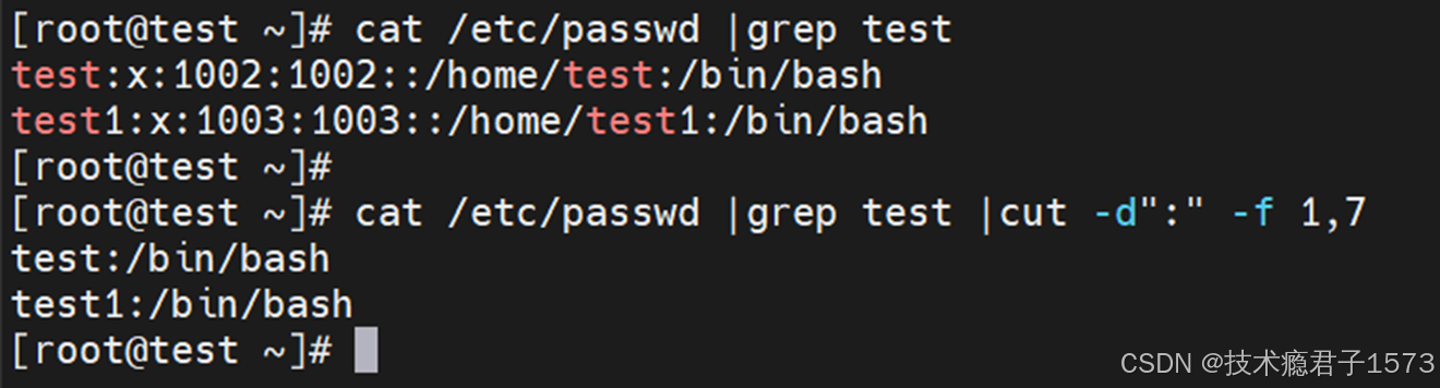 Linux系统shell程序设计（三）-cut命令详解（理论+实战）_linux shell cut-CSDN博客