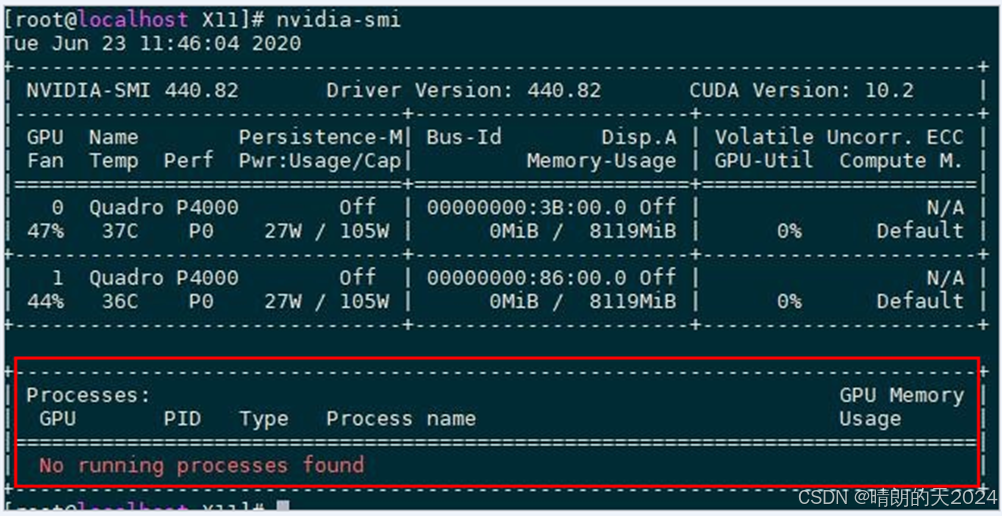 Nvidia-smi看不到桌面进程_no running processes found-CSDN博客