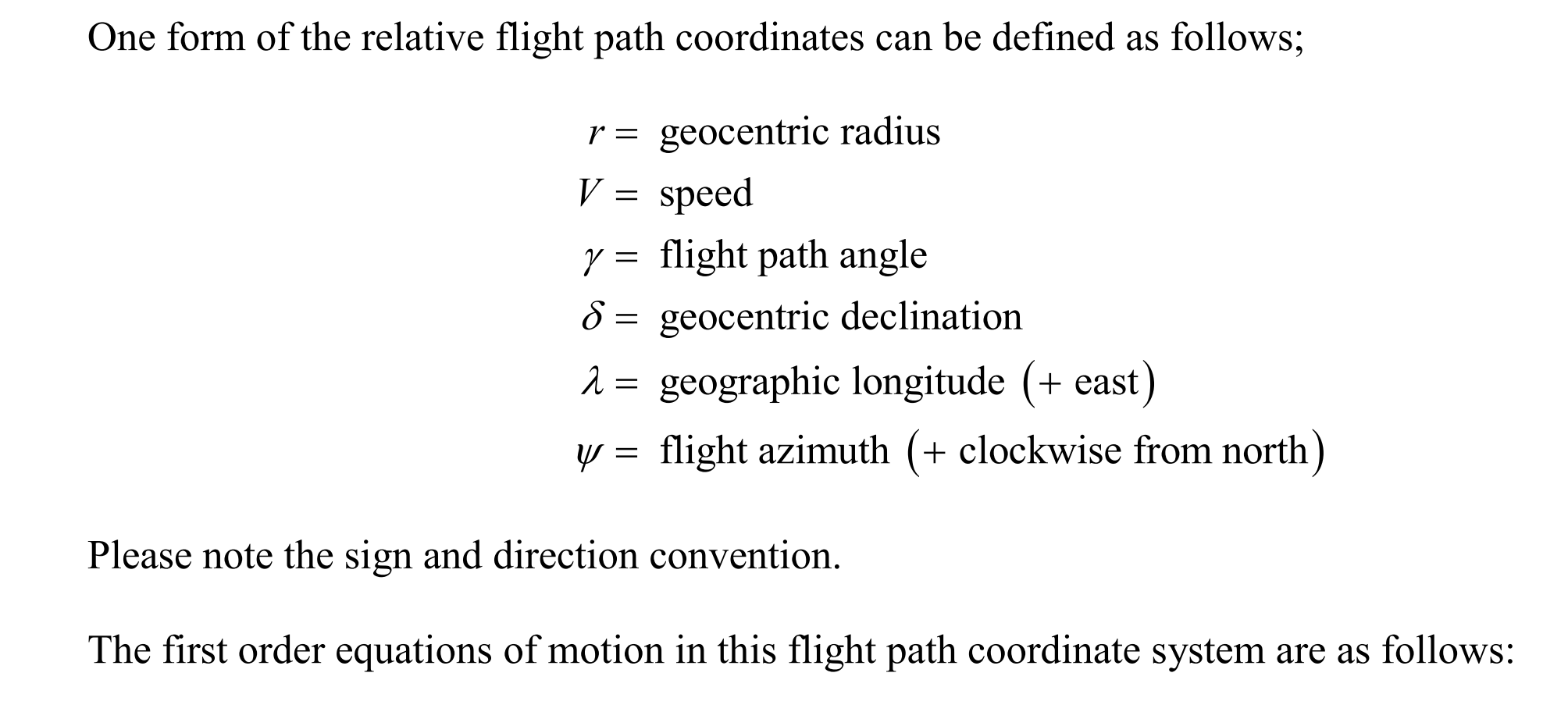 【飞行路径系统中的轨迹建模】如何在飞行路径坐标系中为航空航天器的轨迹建模研究（Matlab代码实现）_flight path angle 纬-CSDN博客