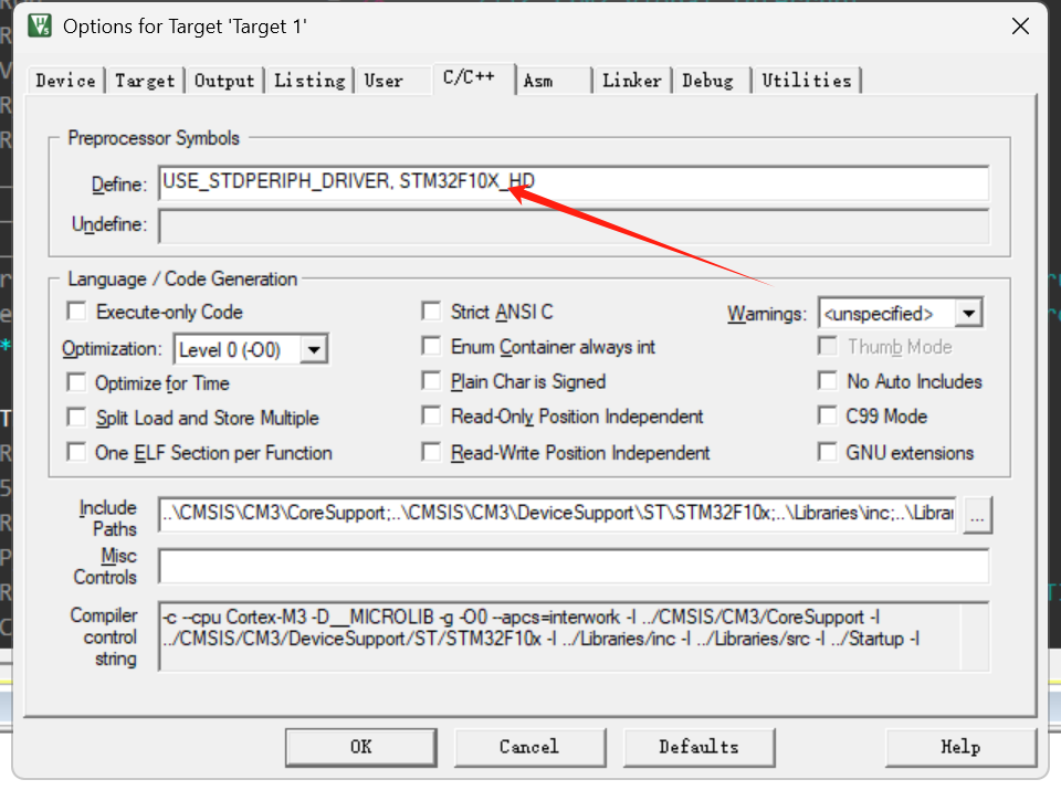 STM32标准库中芯片选择后预处理宏STM32F10X_MD或者STM32F10x_HD已经默认了定义了_stm32项目定义芯片flash大小的宏在哪个文件中-CSDN博客