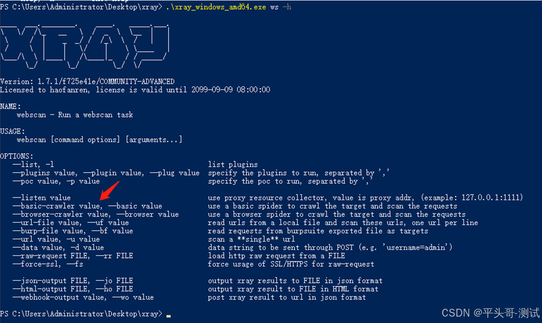 第四种：Xray安全测试(Xray与rad联动)实例(六)_xray+rad-CSDN博客