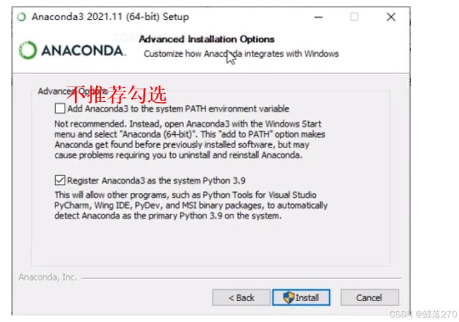 Python打卡Day1—Anaconda安装及Python基础知识_在目录下打卡anaconda-CSDN博客