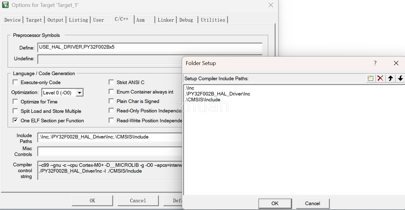 PY32F002B入门——01建立Keil工程-CSDN博客