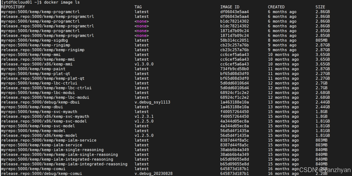 【Docker】docker image（镜像命令）：ls_docker ls-CSDN博客