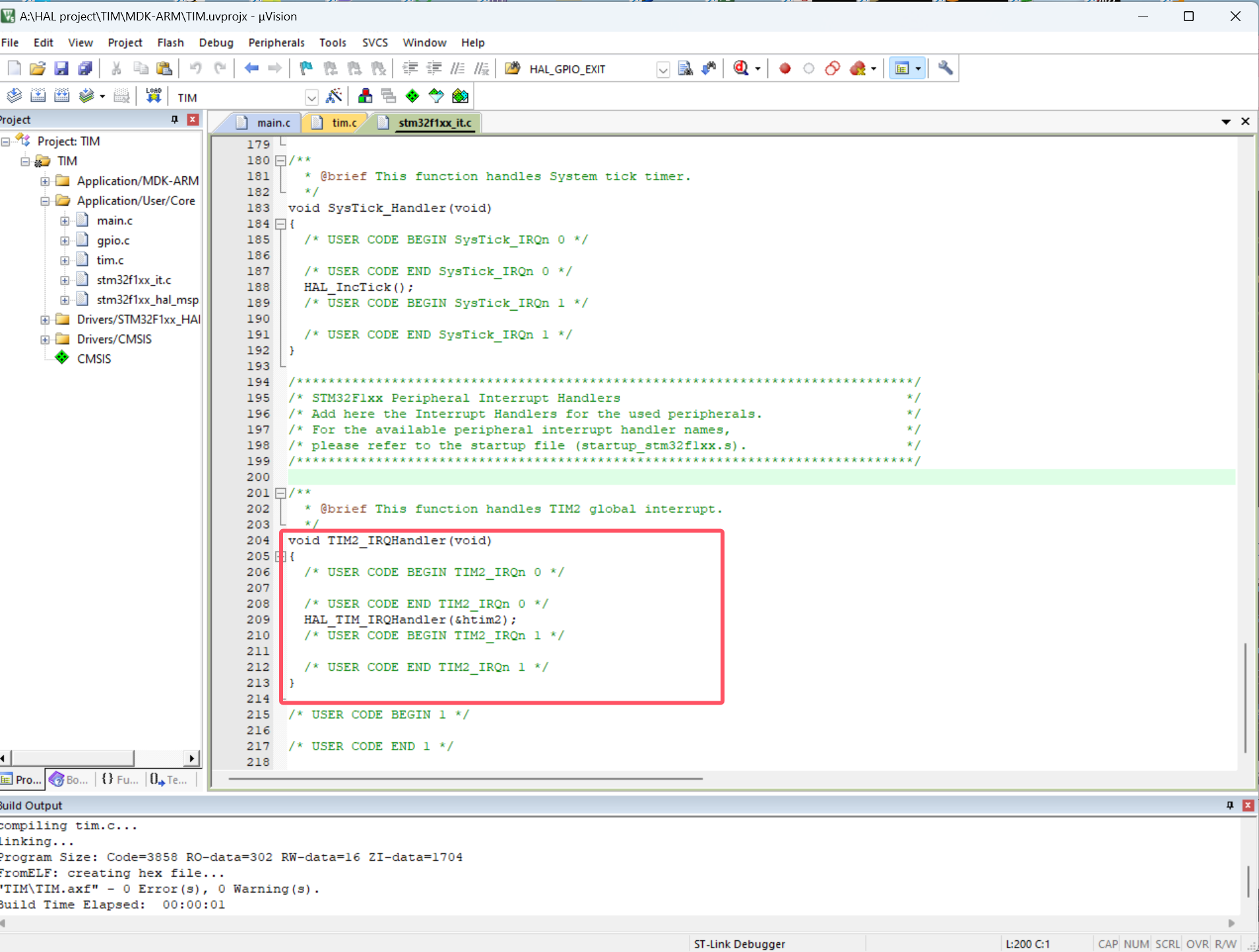 Stm32cubemx Tim定时器使用stm32cubemx 定时器 Csdn博客 3768