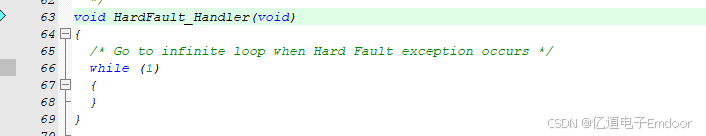 【ARM】MDK出现HardFault_Handler硬件中断的排查方法_arm核hardfault问题排查-CSDN博客