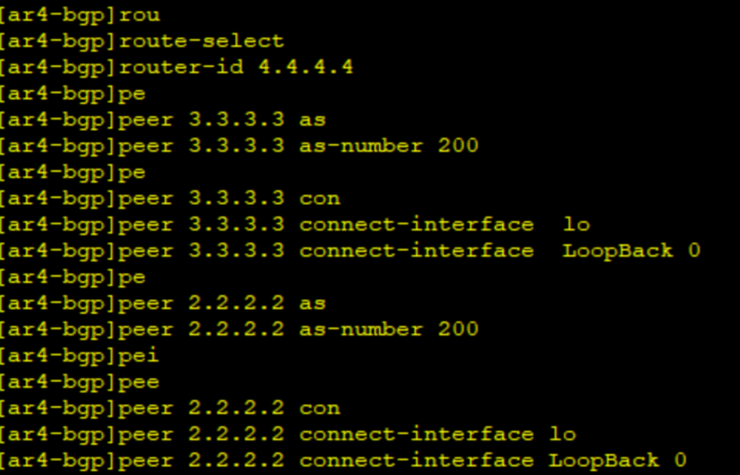 第四次作业_任务 各设备ip地址如拓扑所示,请自行配置 ar1、ar2、ar3、ar4属于as 100, 在as-CSDN博客