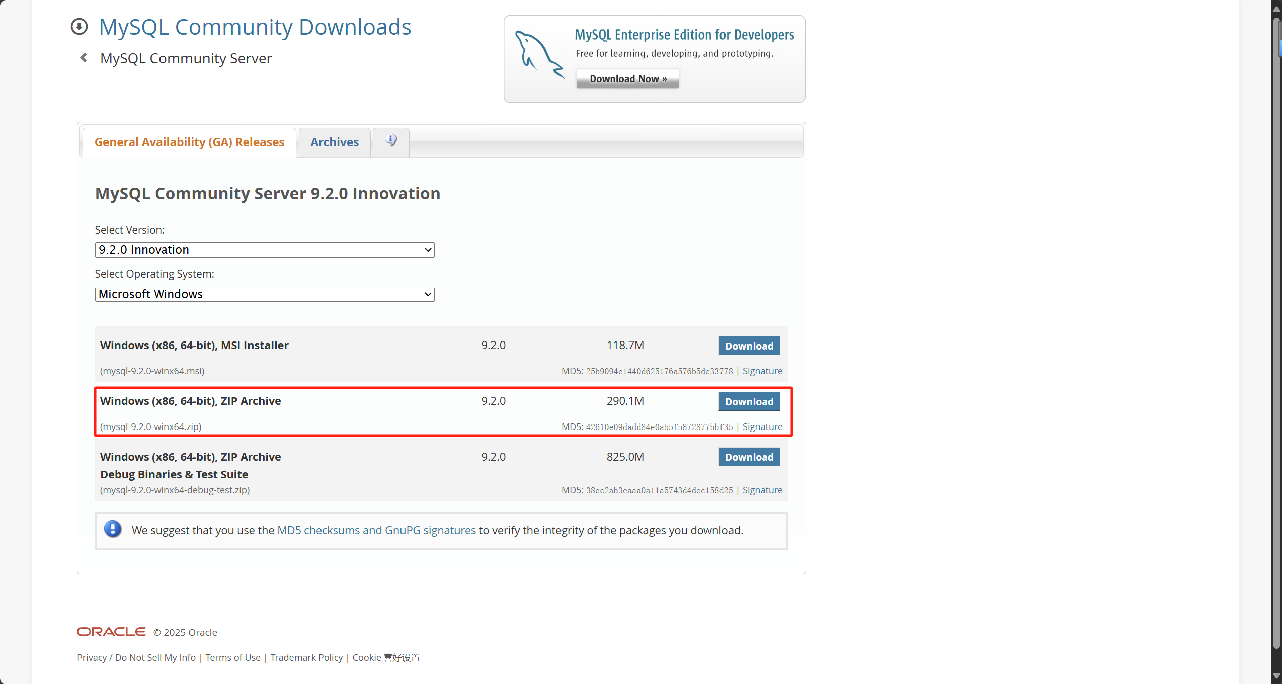 2.1MySQL数据库的下载和安装_mysql community downloads-CSDN博客