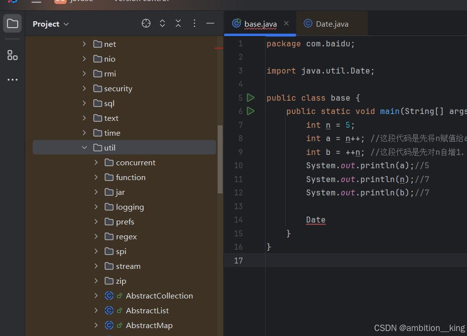 小白学习java第六天：java基础语法 Csdn博客