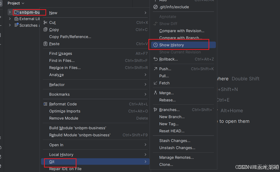 IDEA中GIT回滚到指定版本-CSDN博客